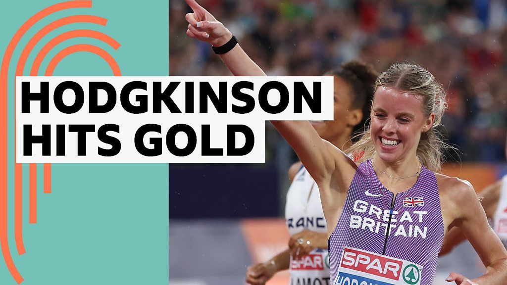 Keely Hodgkinson lands 800m gold at European Athletics Championships ...