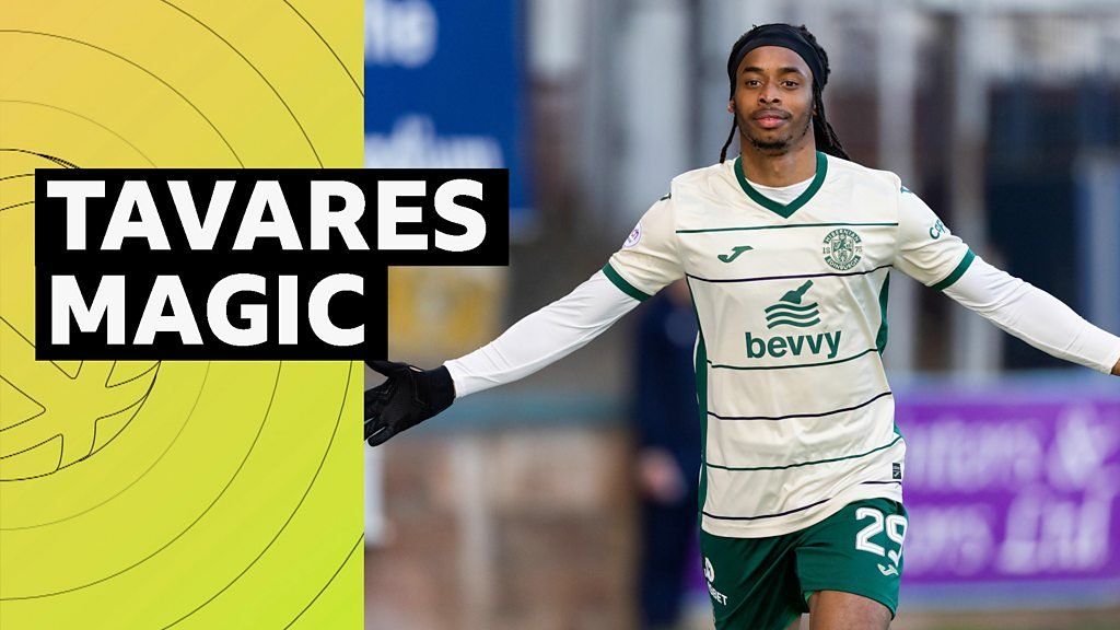 Sublime goal by Hibs' Tavares from start to finish - BBC Sport