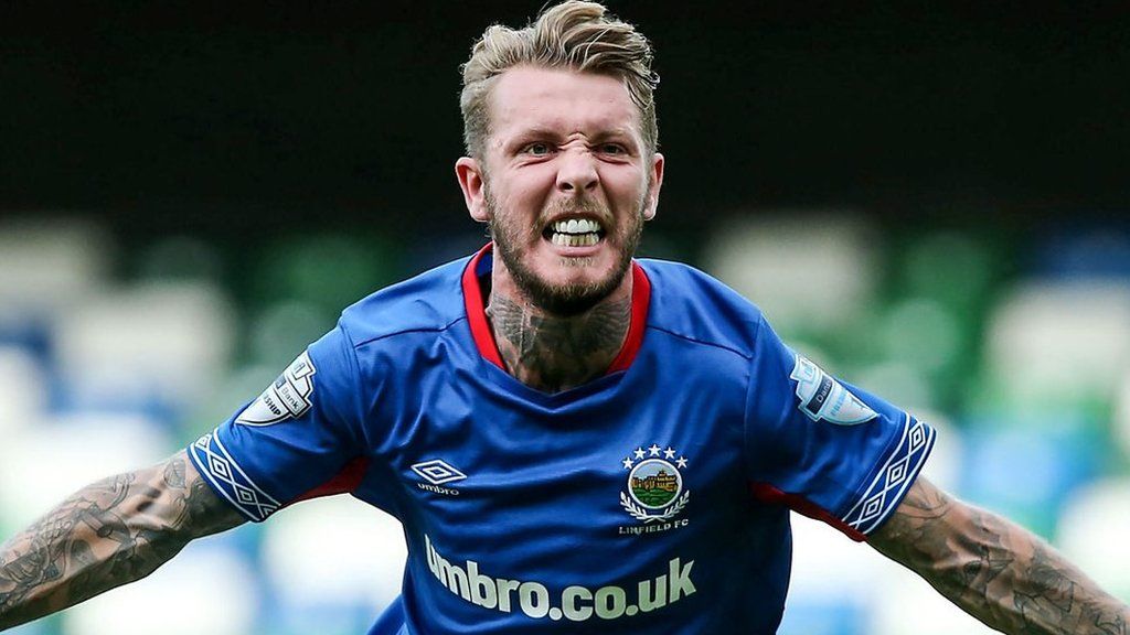 Kirk Millar's late show stuns Glentoran - BBC Sport