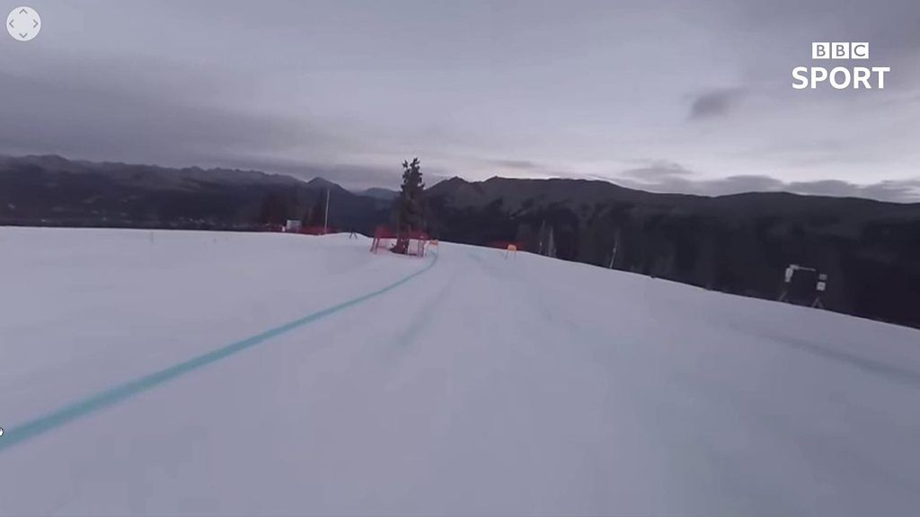 The virtual reality of skiing with team USA - BBC Sport