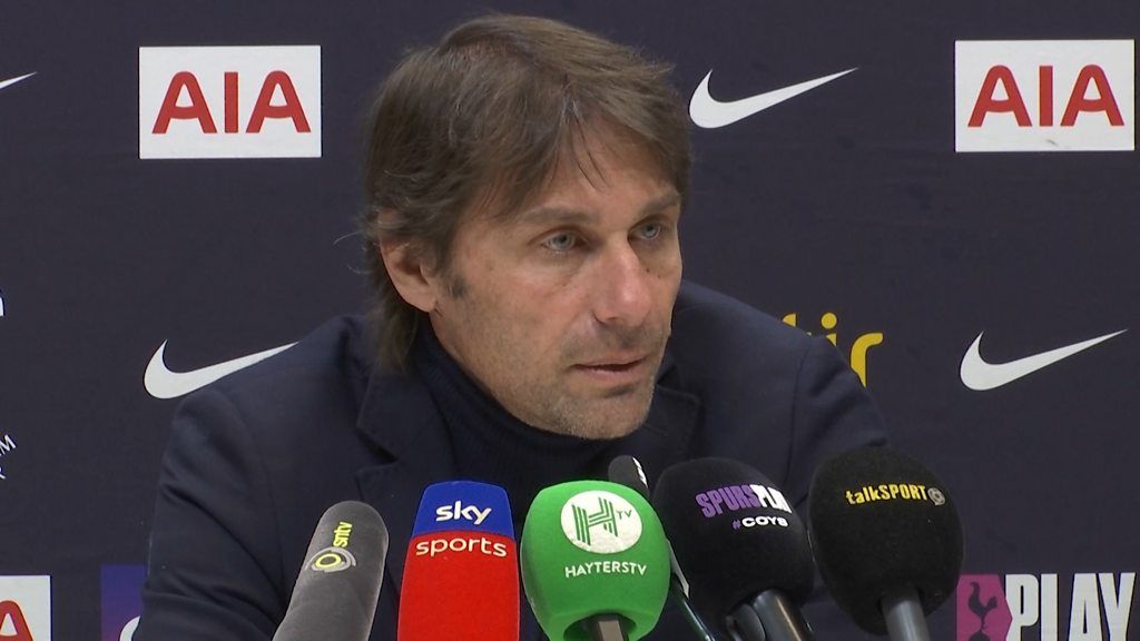 Antonio Conte: Tottenham manager says top-four finish would be 'good ...