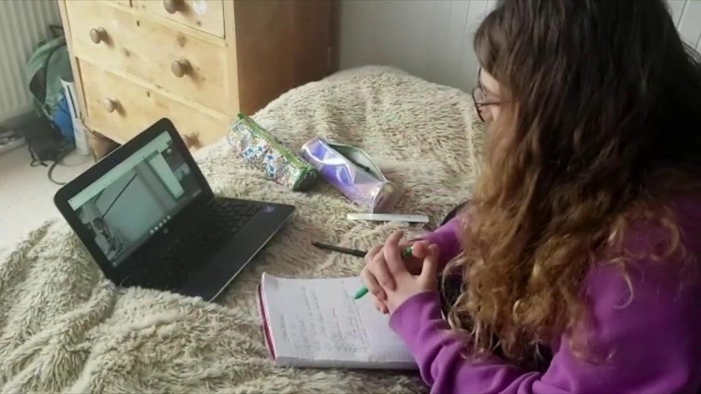 Coronavirus: The pupils studying from home in self isolation - BBC ...
