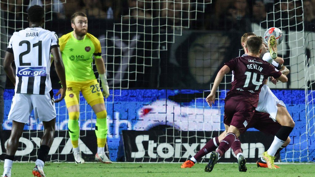 PAOK 4-0 Hearts (agg 6-1): Scots hammered by PAOK in European exit ...