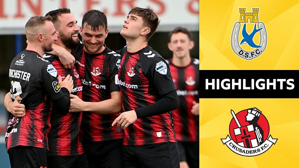 Watch: Crusaders win despite Nelson's double penalty save - BBC Sport