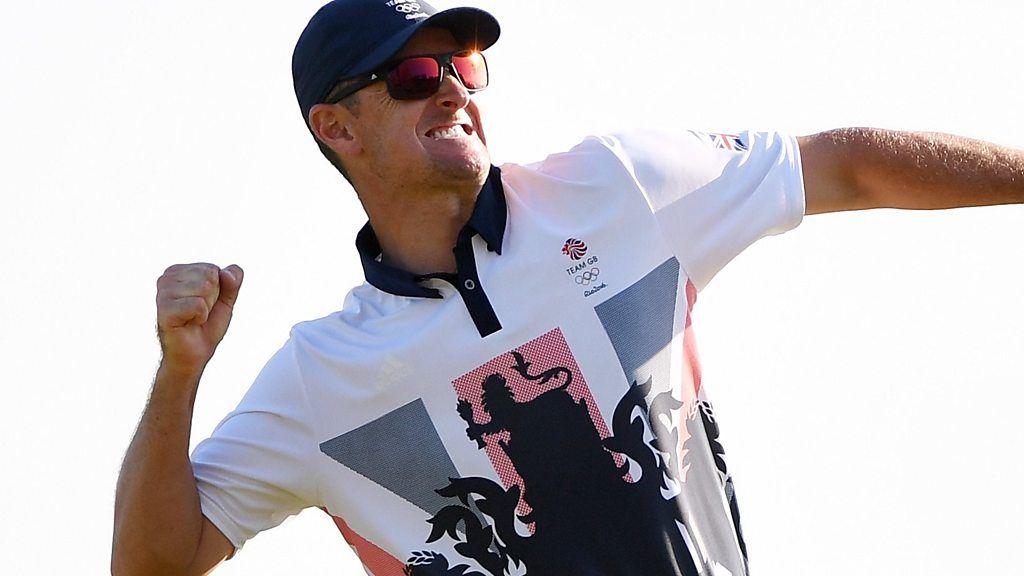 Rio Olympics 2016: Justin Rose best shots in final round - BBC Sport