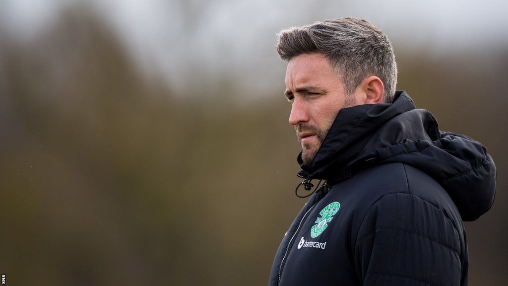 Hibernian: Third place 'absolutely not' beyond side - Lee Johnson - BBC ...