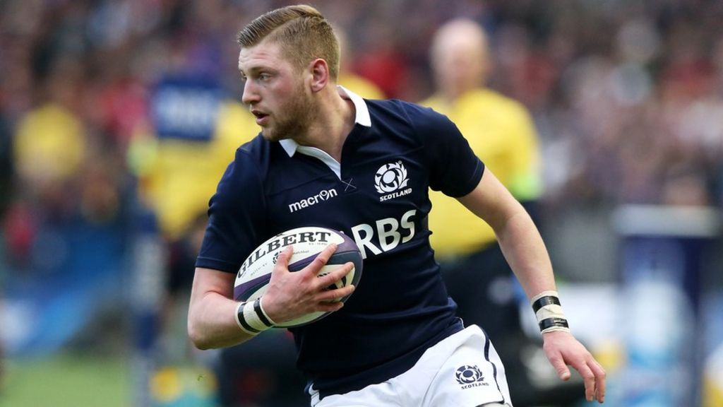 Scottish rugby star Finn Russell on France friendly - BBC Newsround