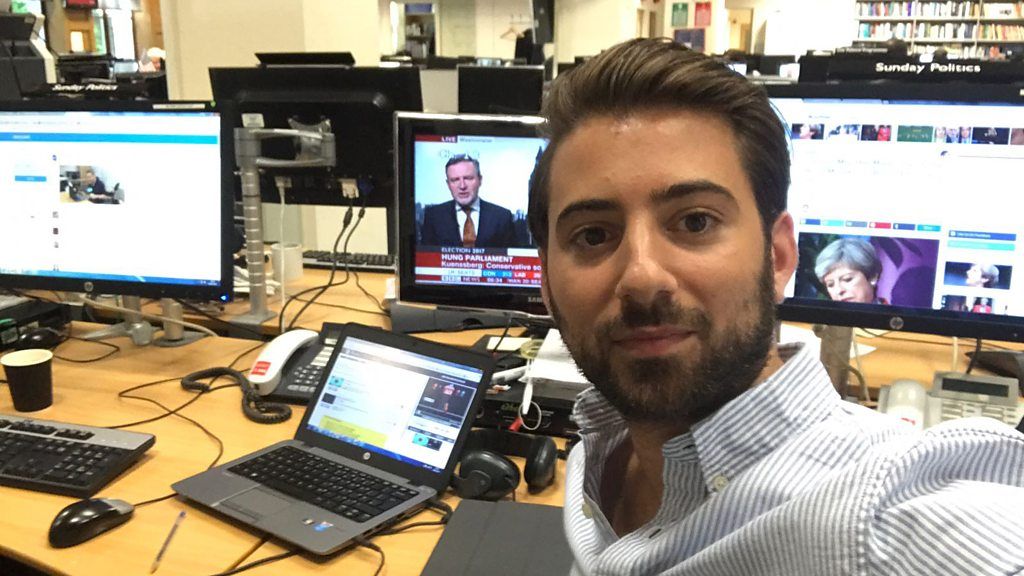 General election: Go behind the scenes with Ricky - BBC Newsround