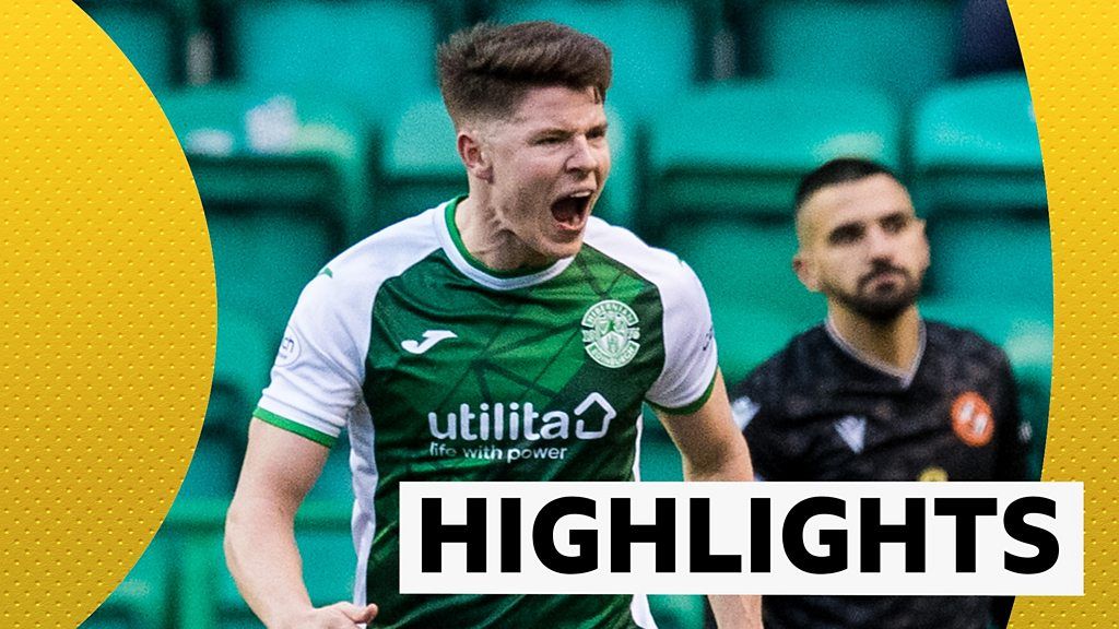 Highlights: Hibernian 2-2 Dundee United - Scottish Premiership - BBC Sport