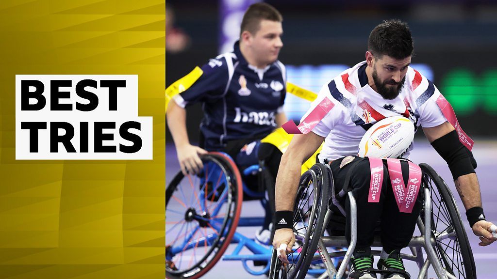 Wheelchair Rugby League World Cup: France 80-15 Scotland - best tries ...