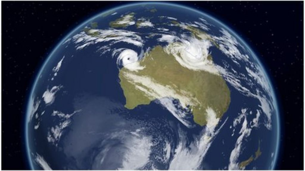 Two tropical cyclones target northern Australia - BBC Weather