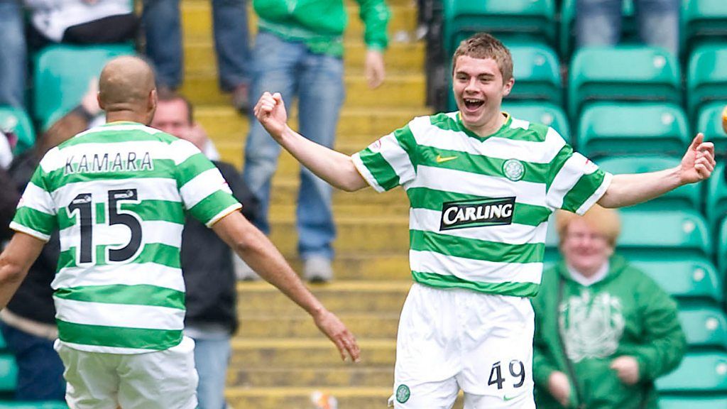 James Forrest: Watch winger's first Celtic goal after now hitting 100 ...