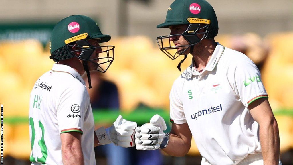 County Championship: Colin Ackermann and Lewis Hill see Leicestershire ...