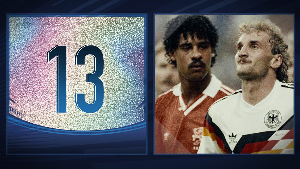 50 Great World Cup moments: Frank Rijkaard spits at Rudi Voller - 1990 ...