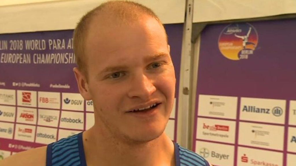 Rhys Jones enjoys 'redemption' of T37 100m silver - BBC Sport
