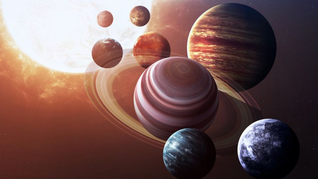 ¿Cuáles son los verdaderos colores de los planetas? - BBC Mundo