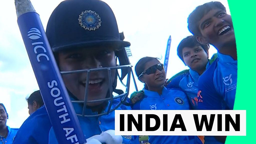 India beat England by seven wickets in the ICC U19 T20 World Cup - BBC ...