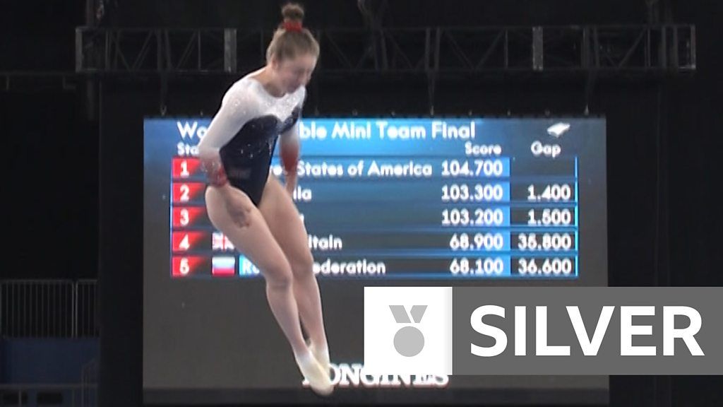 World Championships 2019: GB win silver in team double mini trampoline ...