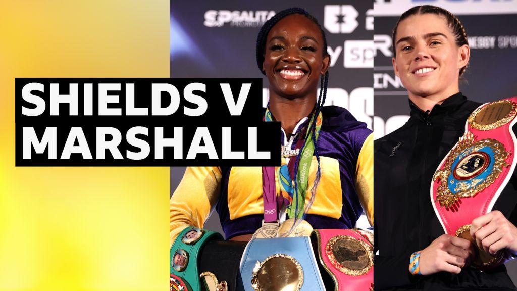 Shields v Marshall: World champion rivals clash at original press ...
