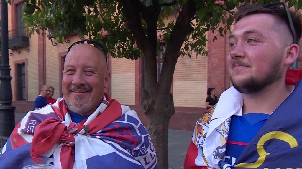 Europa League final: BBC Sport NI meets Rangers fans from Northern ...