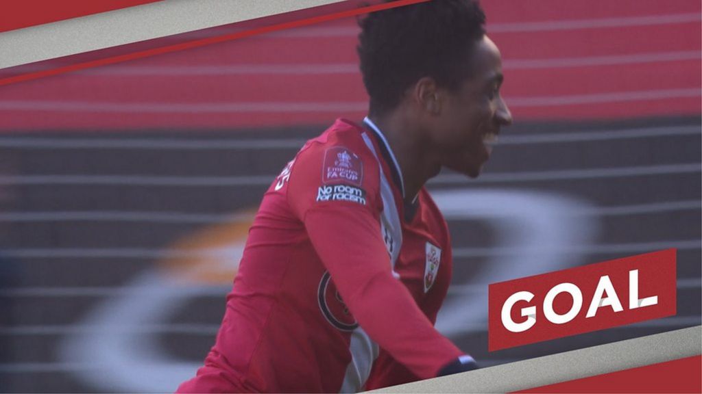 FA Cup: Gabriel own goal hands Southampton lead against Arsenal - BBC Sport