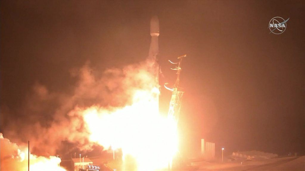 Watch: The Falcon 9 rocket blasts off, carrying the Dart spacecraft ...