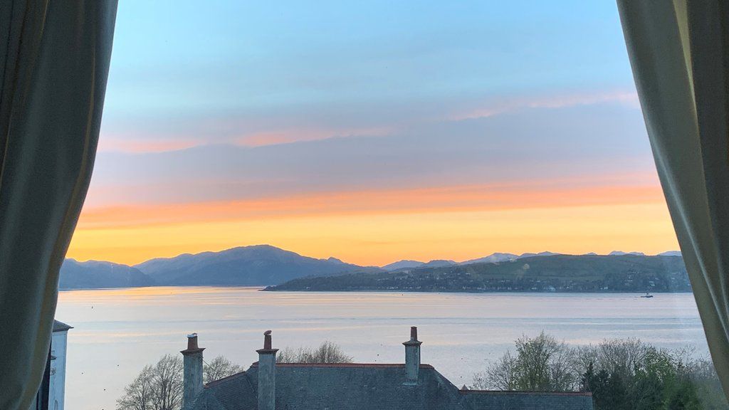 Scenic views of Scotland taken from windows - BBC News