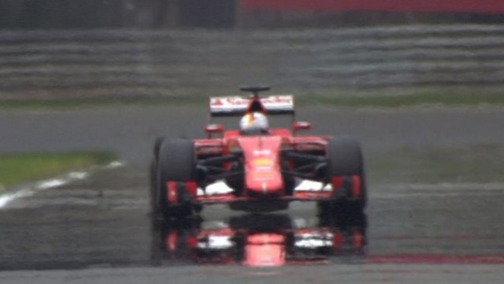 Belgian GP: Sebastian Vettel angry after sudden blown tyre - BBC Sport