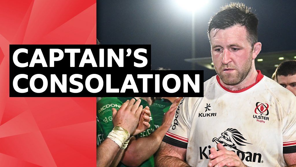 Watch: Alan O'Connor scores consolation try for Ulster - BBC Sport