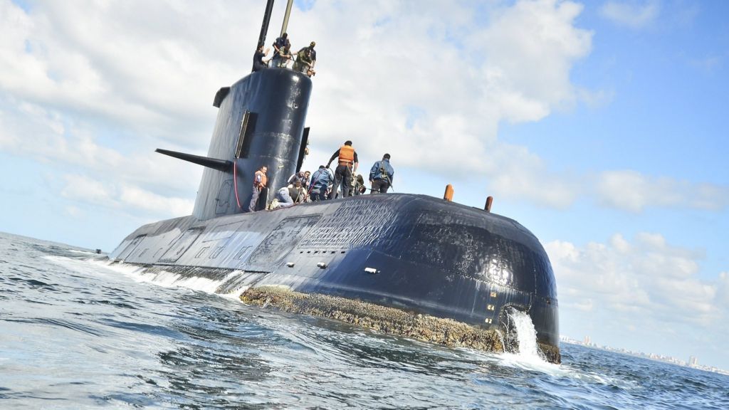 San Juan submarine: 'Explosion' dashes crew survival hopes - BBC News