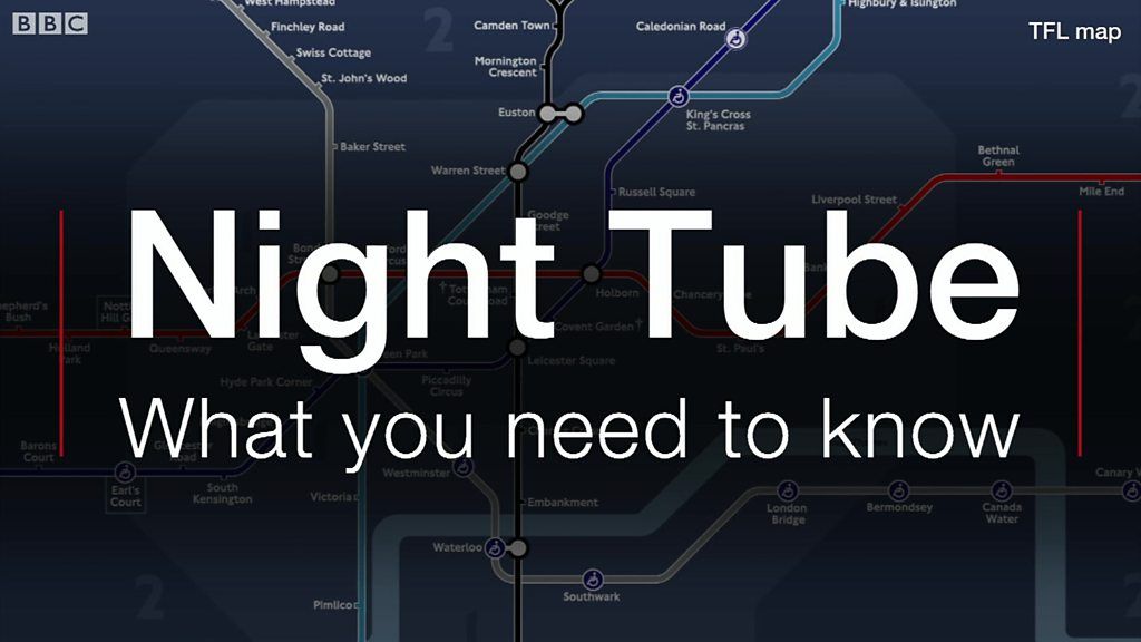Night Tube begins in London, bringing 'huge boost' to capital - BBC News