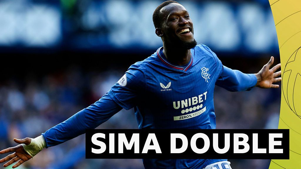 Five in a row for Rangers' goalscorer Abdallah Sima - BBC Sport