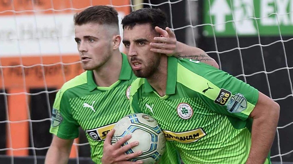 Joe Gormley scores twice as Cliftonville recover to beat Carrick - BBC ...
