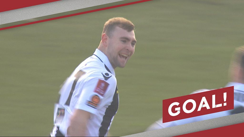 FA Cup: Connor Hall's goal puts sixth-tier Chorley ahead against Derby ...