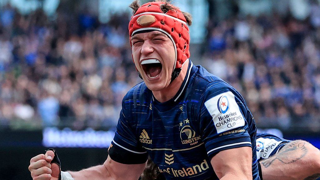 Leinster's Josh van der Flier, Caelan Doris and Garry Ringrose ...