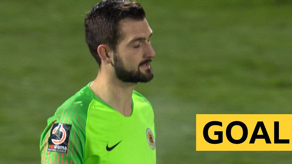 Boston United 0-1 Rochdale - keeper Peter Crook turns it into his own ...