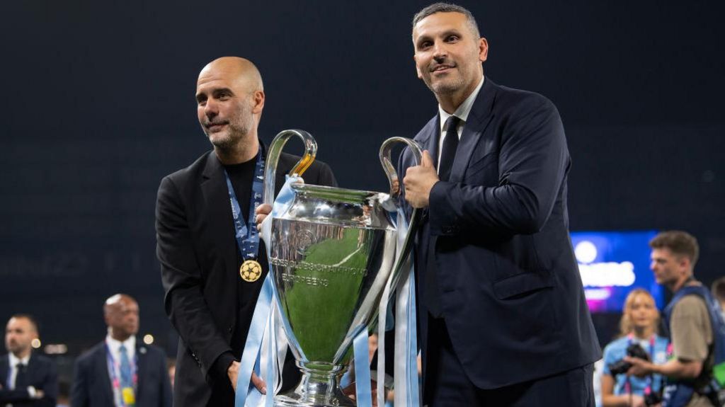 Manchester City: Khaldoon al-Mubarak on Treble and charges - BBC Sport