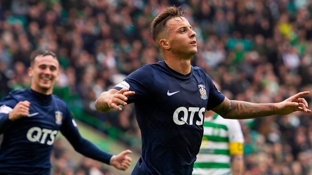 Eamonn Brophy beauty gives Kilmarnock lead at Celtic Park - BBC Sport