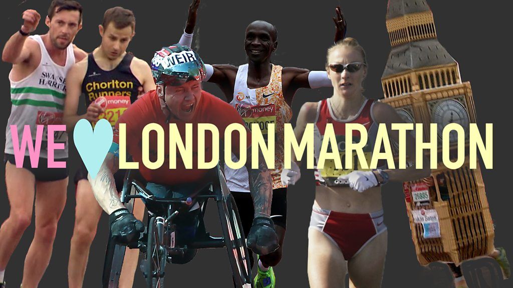 London Marathon: Record breakers, fancy dress & sportsmanship - BBC Sport