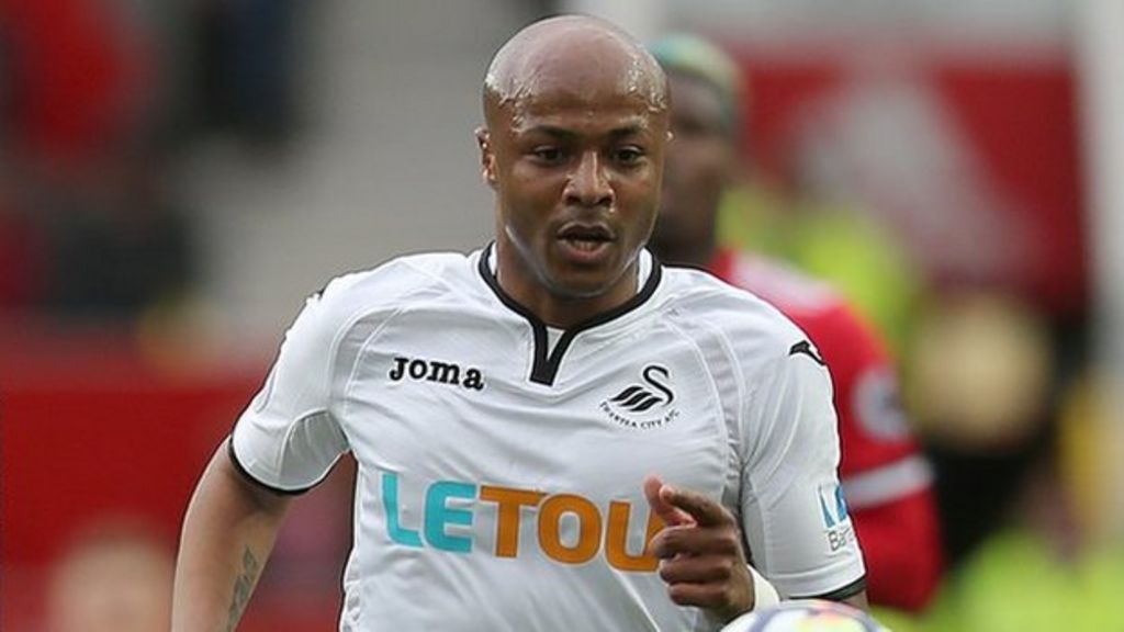 Andre Ayew symud o Abertawe i Fenerbahce ar fenthyg - BBC Cymru Fyw