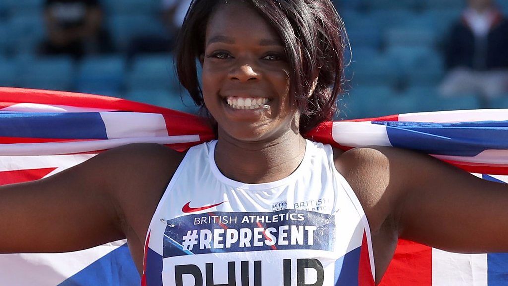 Asha Philip wins the women's 100m at the British trials for the fourth ...