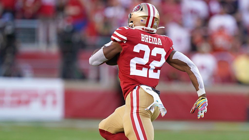 NFL: 'World-class speed there!' Breida scores 83-yard touchdown for ...