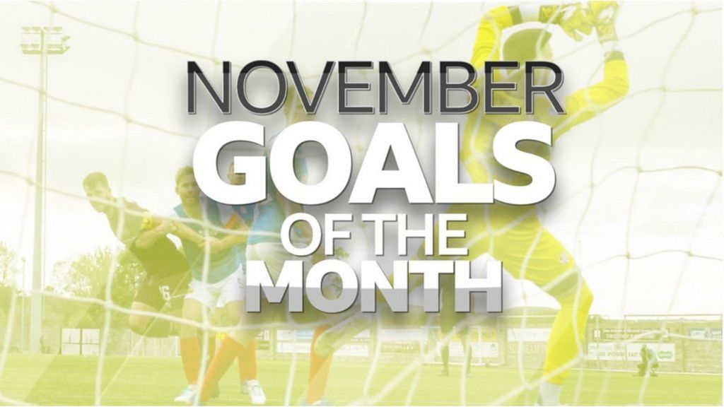 Watch: November goals of the month - BBC Sport