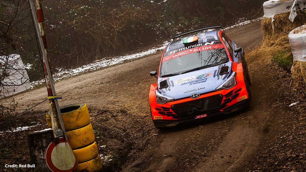 Watch: Josh McErlean seventh on WRC3 debut at tricky Monza - BBC Sport