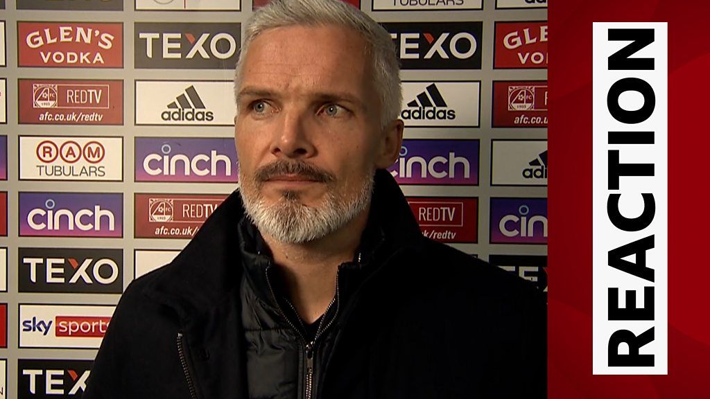 Aberdeen 'getting the value of VAR' - Jim Goodwin - BBC Sport