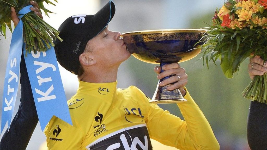 Tour de France: Chris Froome seals historic second win - BBC Newsround