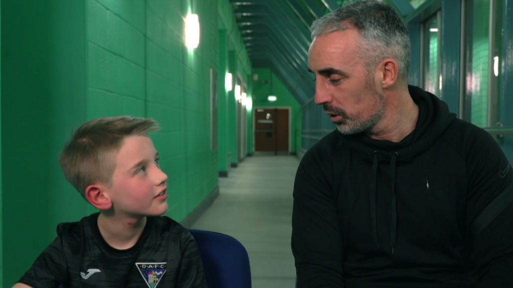 Dunfermline legends send support to bullied fan Ollie - BBC Sport
