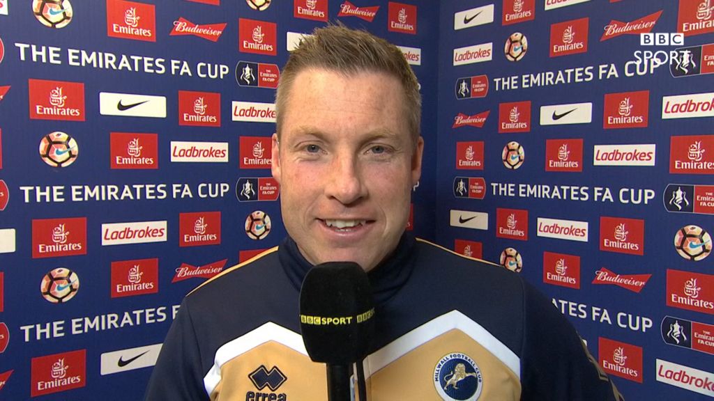 FA Cup: Millwall's Neil Harris inspired by Lincoln victory - BBC Sport