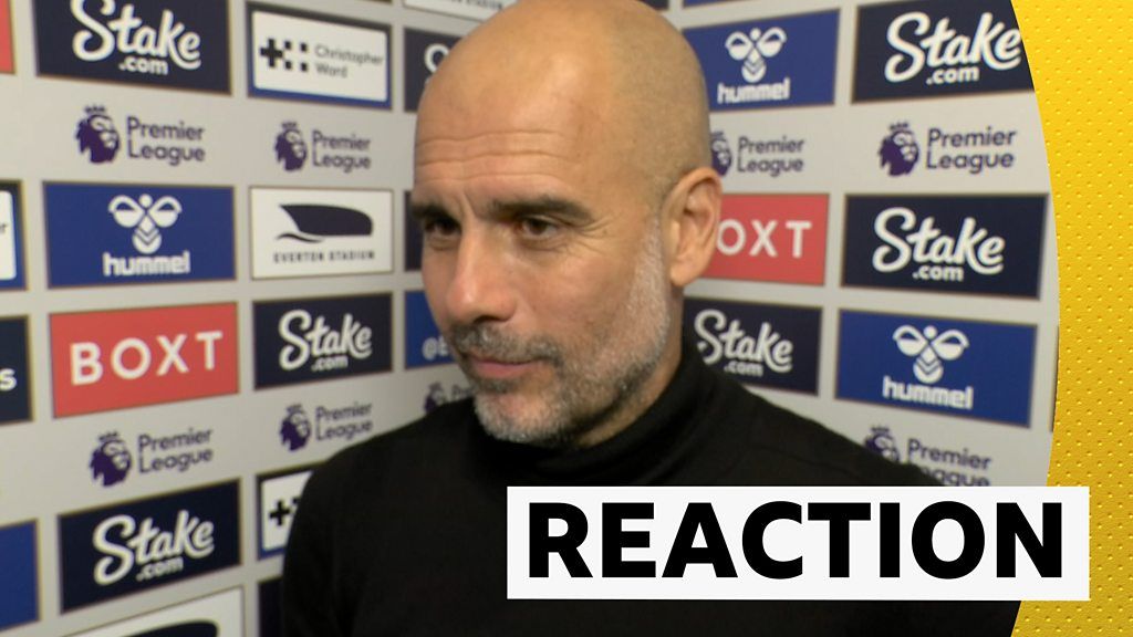 Everton 0-3 Man City: Pep Guardiola delighted after big win in title ...
