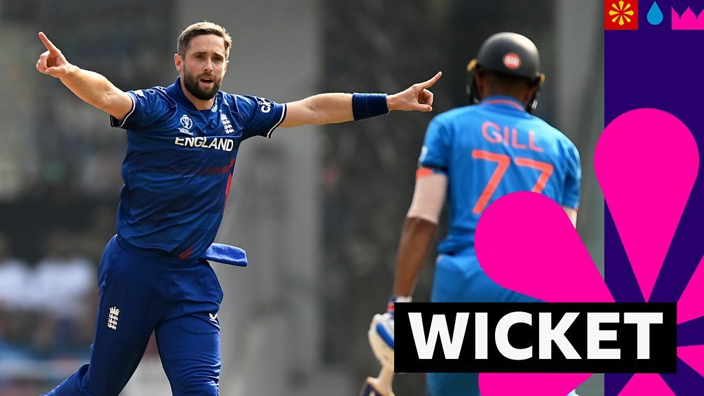 ICC Cricket World Cup highlights: Chris Woakes bowls Shubman Gill for ...